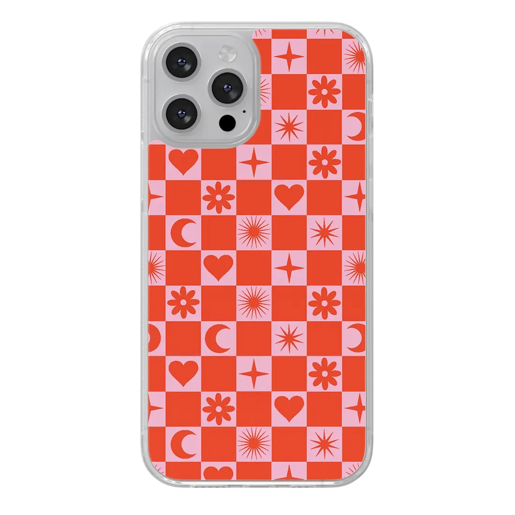 Coque Checkered Joy Pop - Adeline Waeles – OHMYCASE